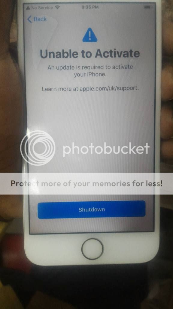 unable to activate iphone 7 - GSM-Forum
