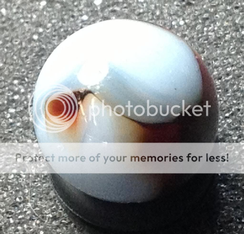 Vintage pale blue & brown swirl?? - ALL ABOUT MARBLES